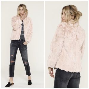 Heartloom | Jackets & Coats | Heartloom Pale Blush Pink Faux Fur Coat Jacket Petite Small New ...